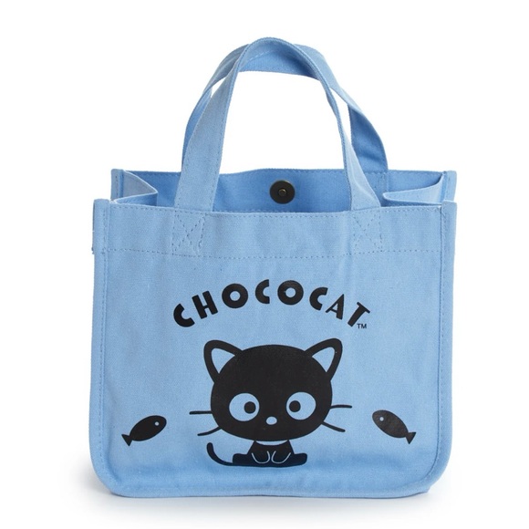 Sanrio | Bags | Sanrio Chococat Hello Kitty Friend Blue Mini Canvas ...